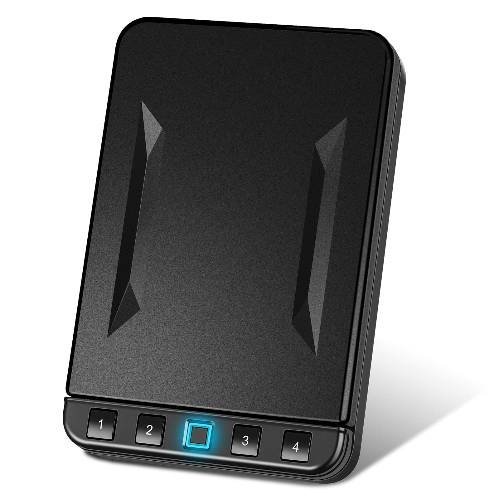 Biometric Handgun Case for Home/Car/Travel - LAPS003