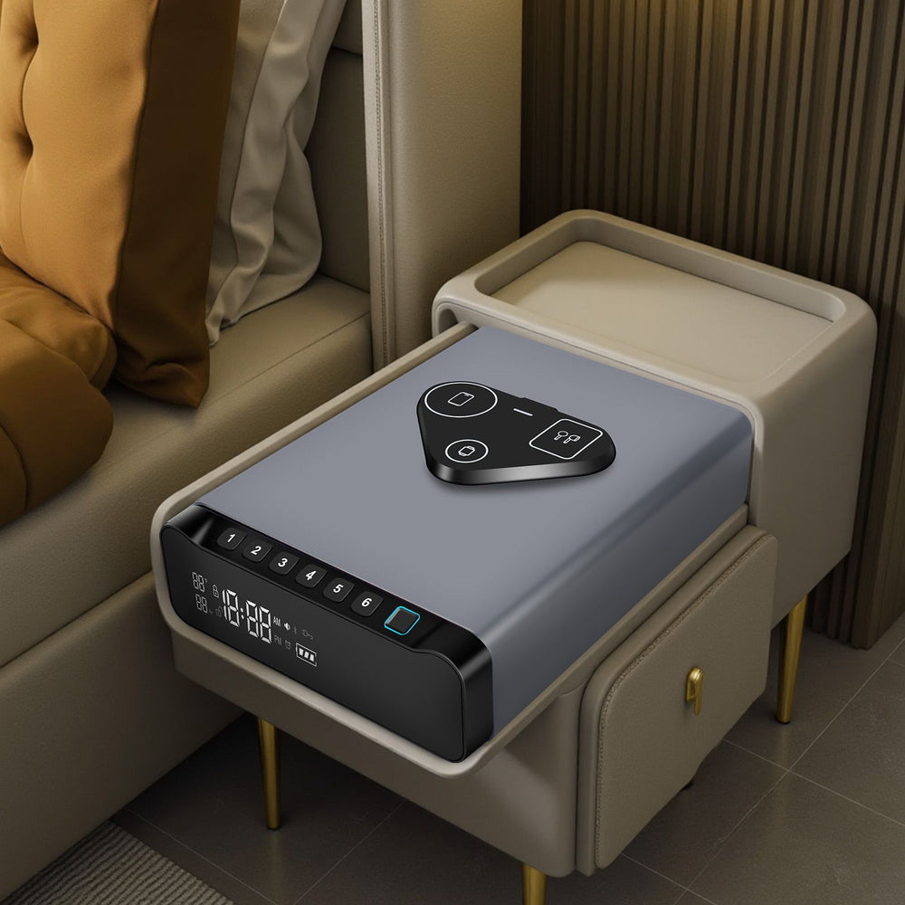 Langger Biometric Drawer Handgun Safe with LCD Display