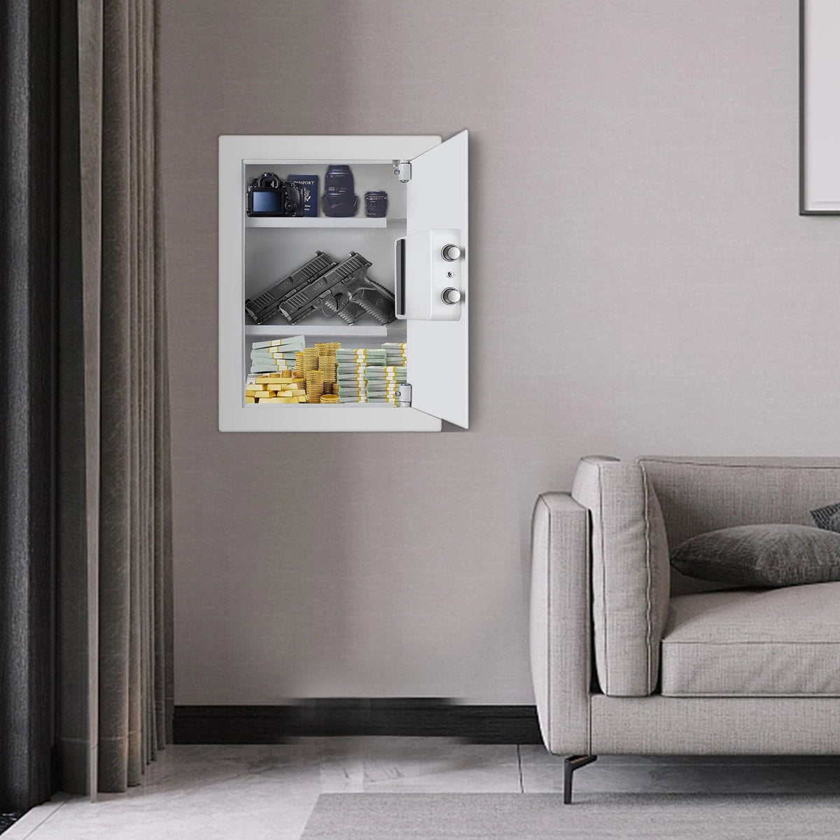 Premium White Gun Safes for Reliable Protection | Langger Safe