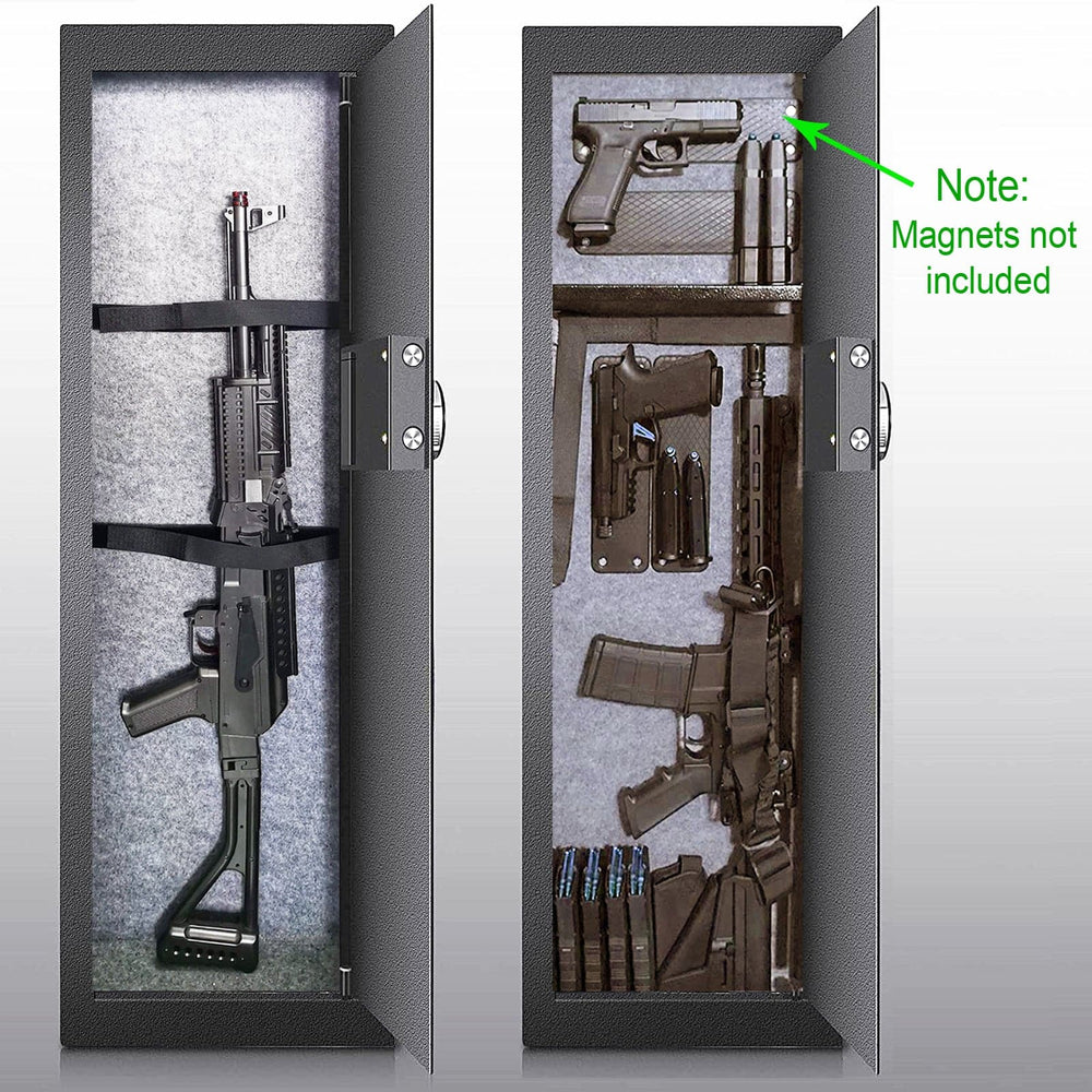 Biometric Wall Gun Safe for Home Security